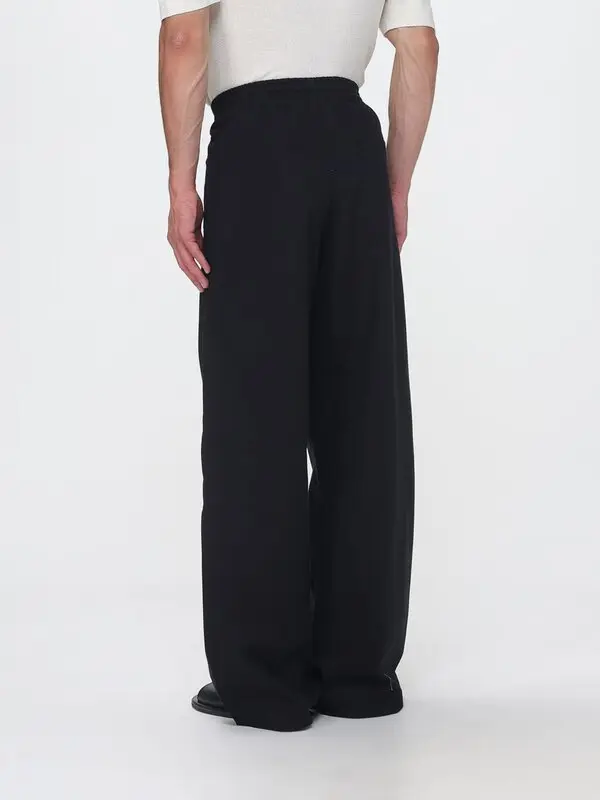 A.p.c. Cotton And Linen Wide Leg Trousers