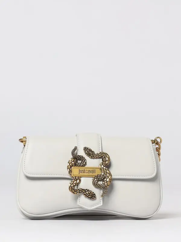 Just Cavalli Faux Leather Bag - Natural