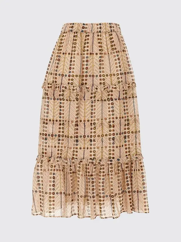 Isabel Marant Étoile Tiered Printed Maxi Skirt