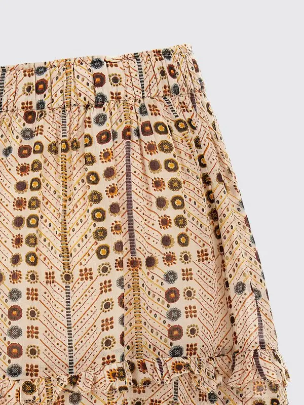 Isabel Marant Étoile Tiered Printed Maxi Skirt