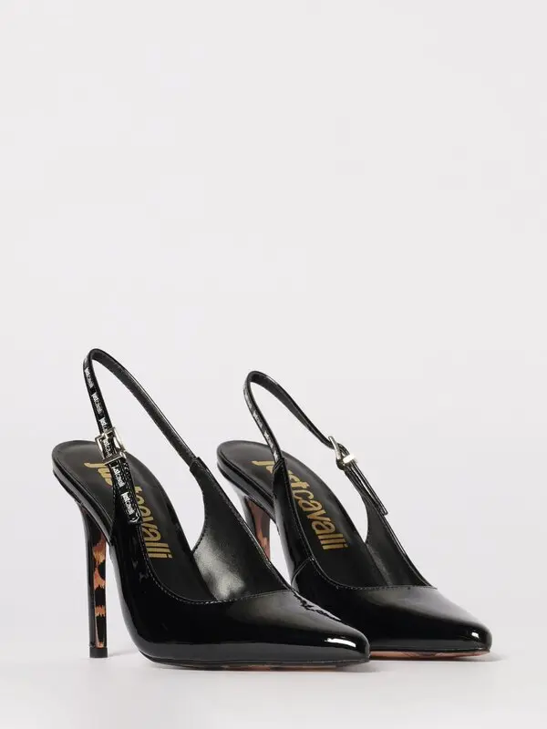 Just Cavalli Patent Leather Slingback