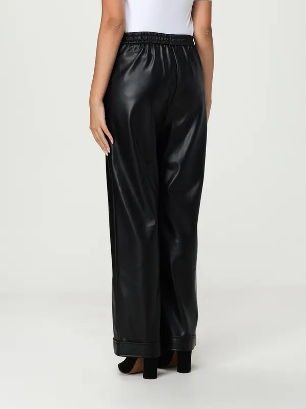 Liu Jo Faux Leather Wide-leg Trousers