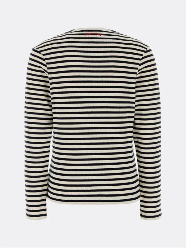 Alexander McQueen Striped Cotton T-shirts With Logo