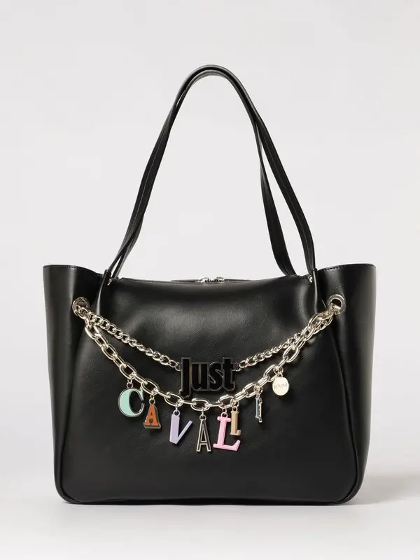Just Cavalli Faux Leather Shoulder Bag