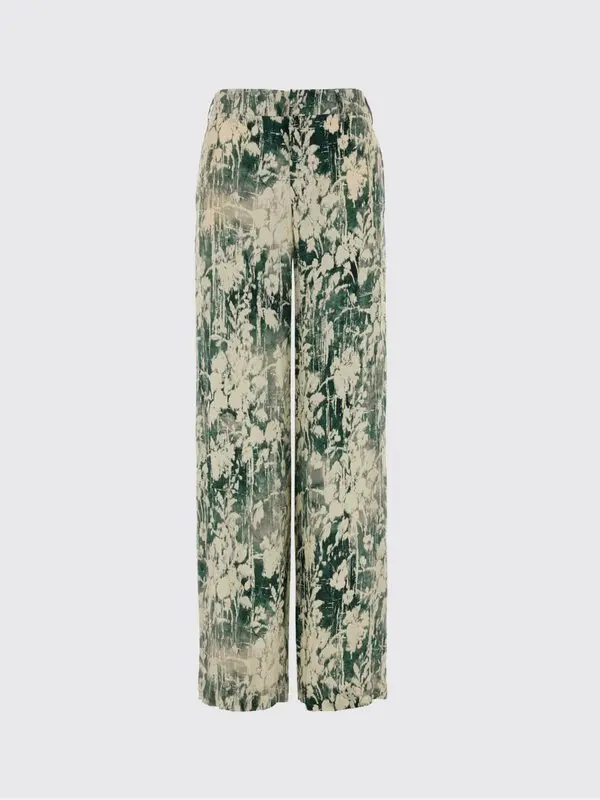 PT TORINO Lorenza Printed Satin Trousers
