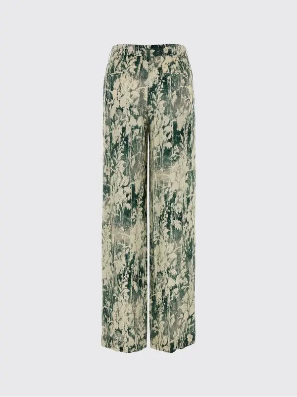 PT TORINO Lorenza Printed Satin Trousers