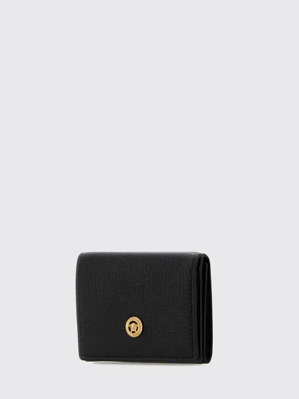 Versace Medusa Biggie Grained Leather Wallet