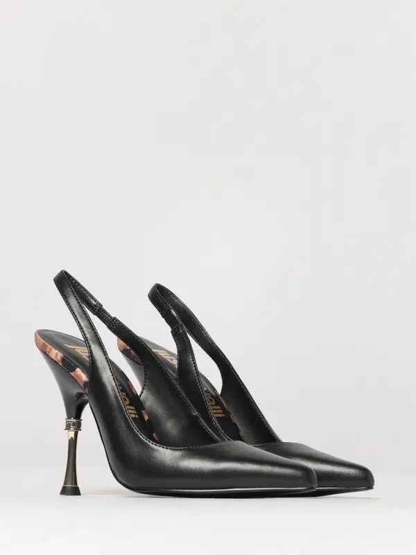 Just Cavalli Leather Slingback