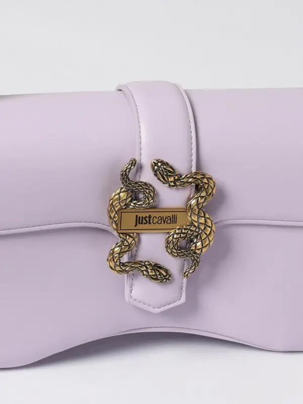 Just Cavalli Synthetic Leather Bag - Lavander