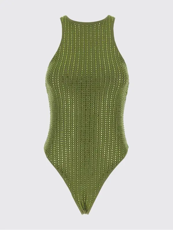 VENUJA Embellished Racerback Swimsuit - Green