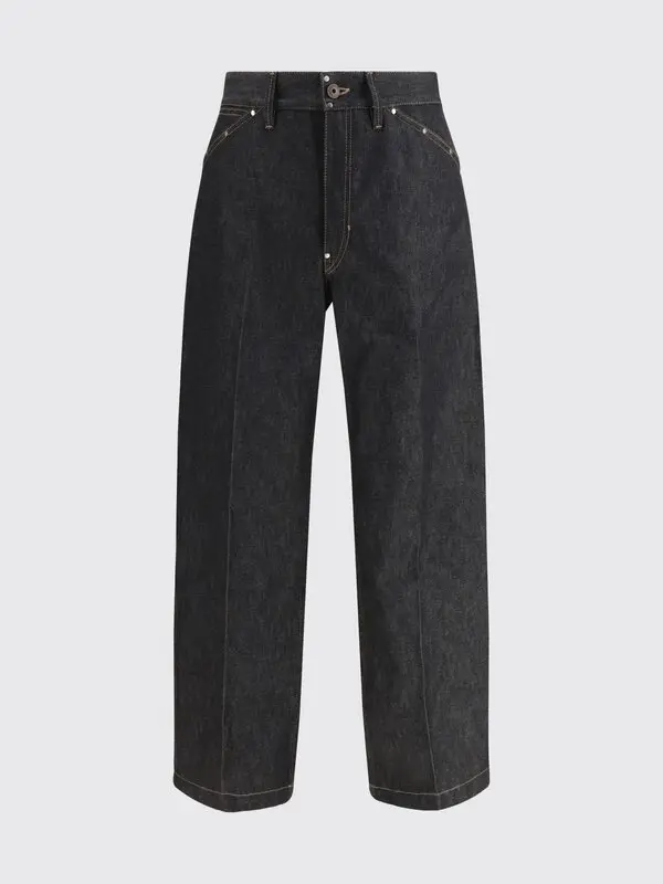 LEMAIRE Wide Leg Cotton Denim Jeans