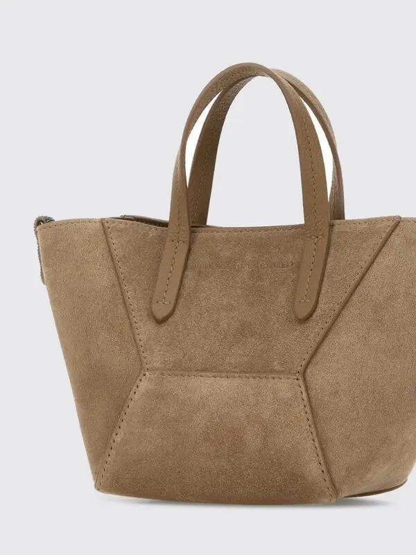 Brunello Cucinelli Bc Duo Suede Tote Bag