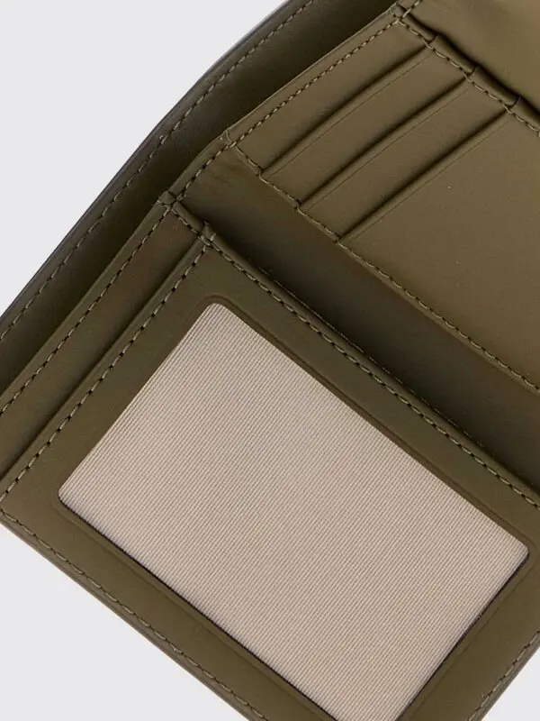 Michael Kors Bryant Tri-fold Wallet With Metal Logo And Button - Green