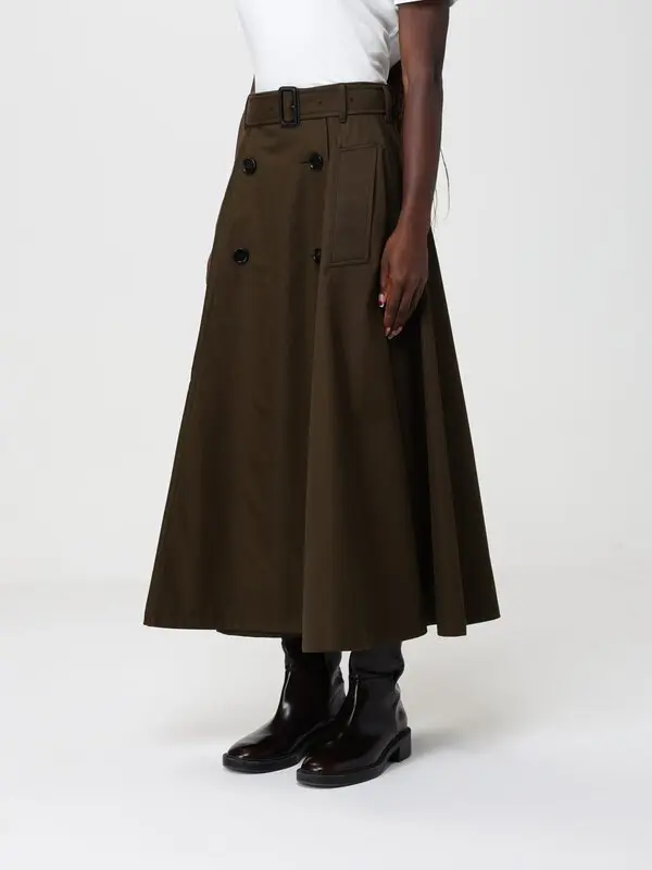 Burberry Cotton Midi Skirt