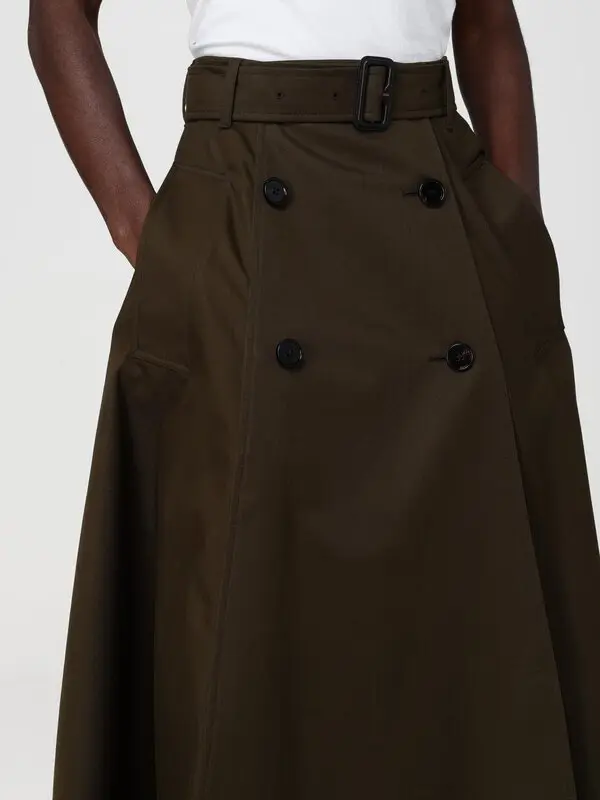 Burberry Cotton Midi Skirt