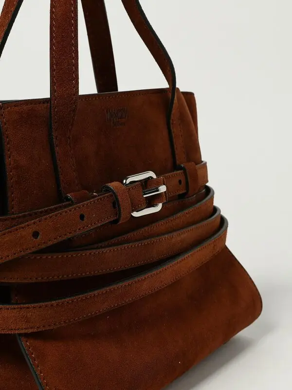 Moschino Suede Handbag