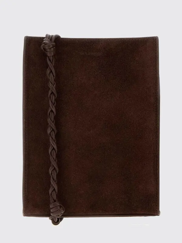 JIL SANDER Small Tangle Suede Calfskin Crossbody Bag