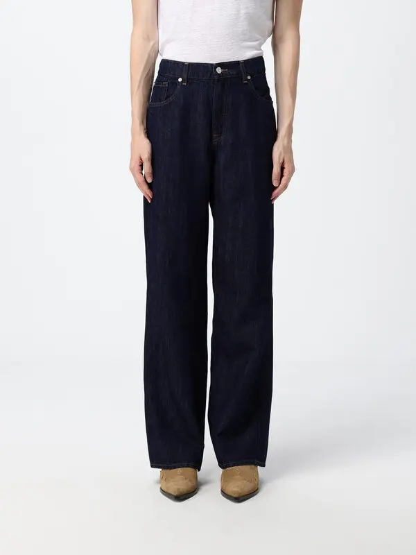 7 For All Mankind Wide Leg Denim Trousers