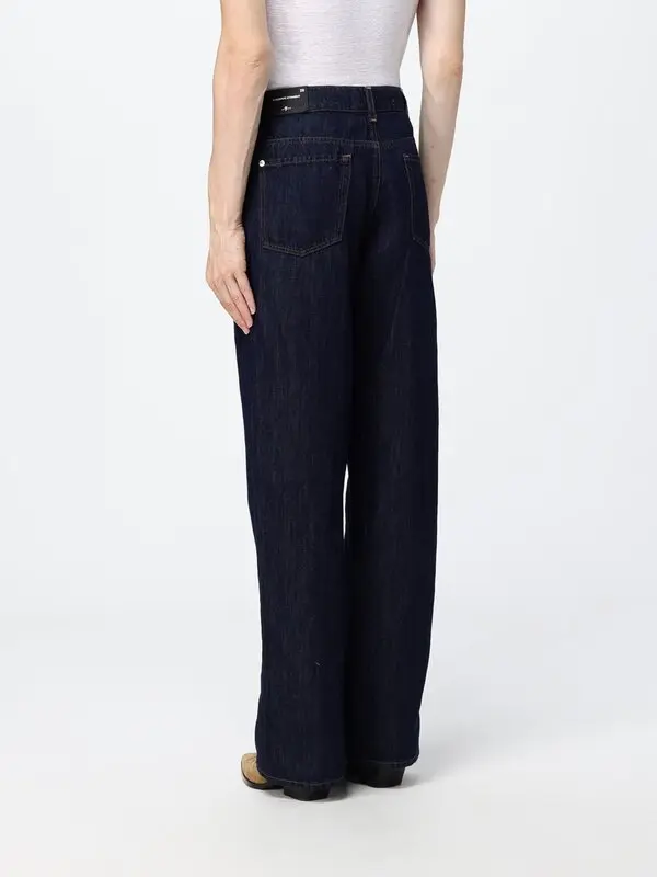 7 For All Mankind Wide Leg Denim Trousers