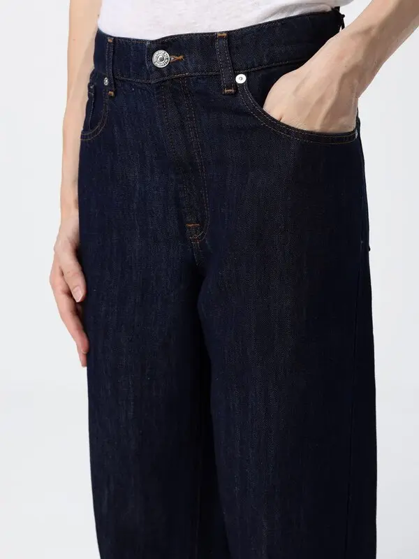 7 For All Mankind Wide Leg Denim Trousers