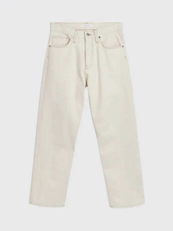 SUNFLOWER Cotton Denim Wideleg Trousers