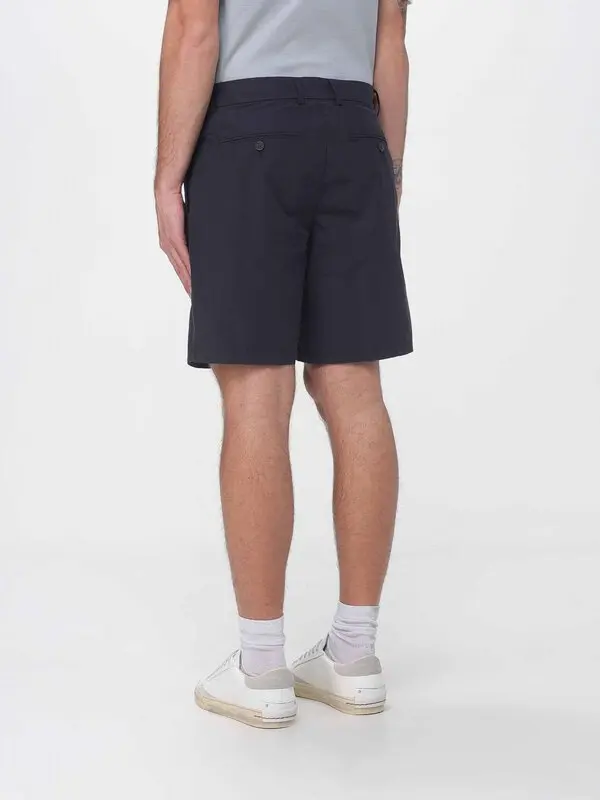 Emporio Armani Solid Cotton Chino Shorts