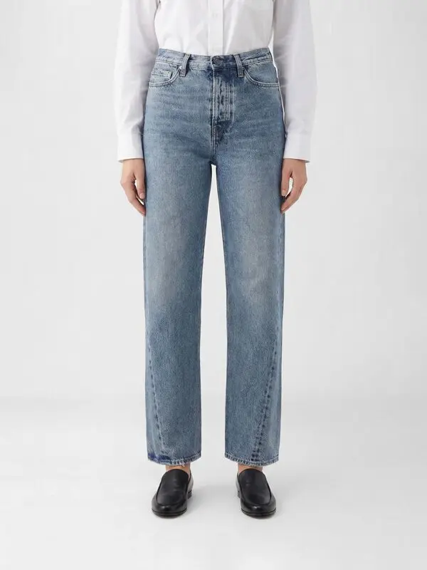 TOTEME Straight Jeans - Denim