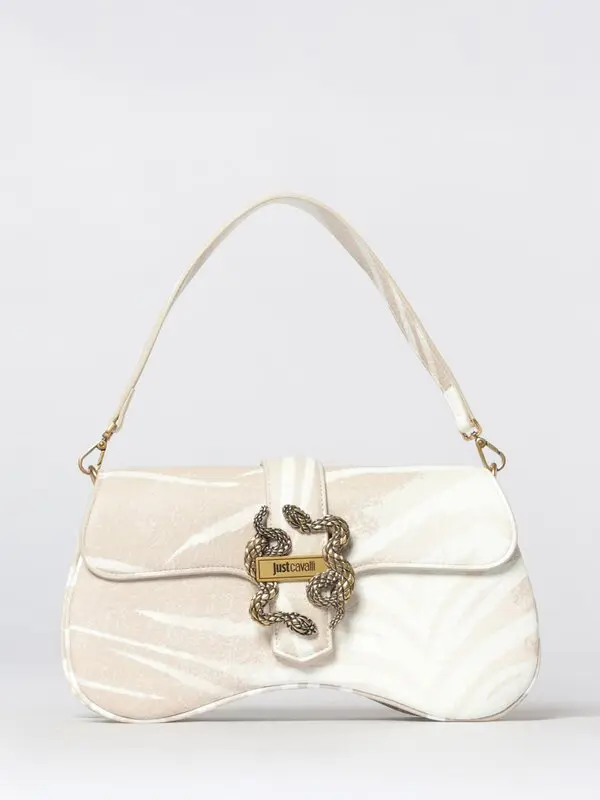 Just Cavalli Animal Print Synthetic Leather Bag