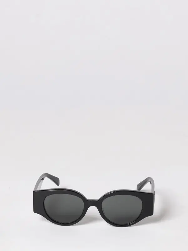 Celine Acetate Zebra Print Sunglasses - Black