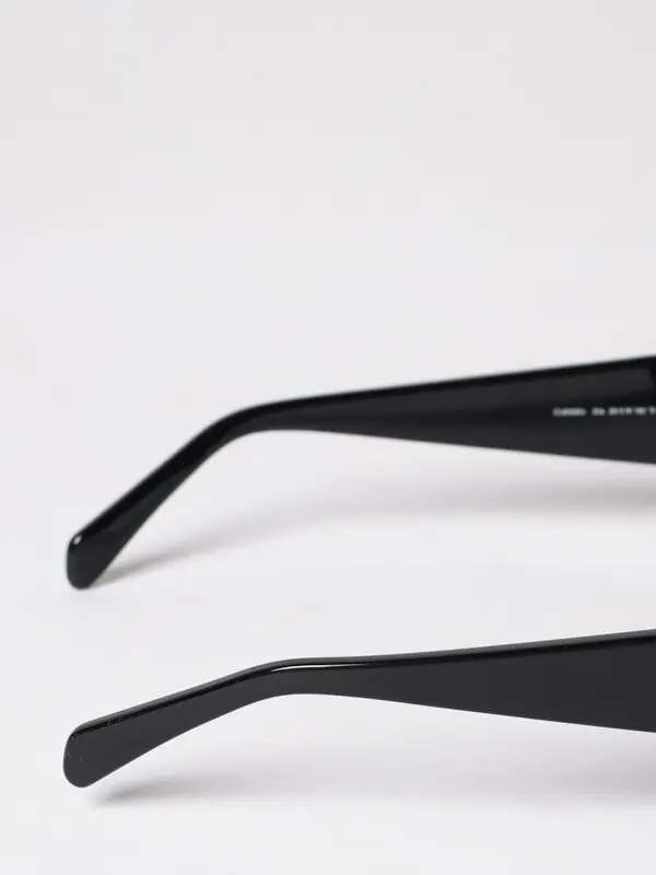 Celine Acetate Zebra Print Sunglasses - Black