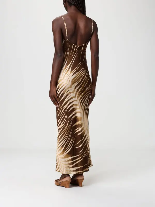 Just Cavalli Printed Viscose Midi Dress