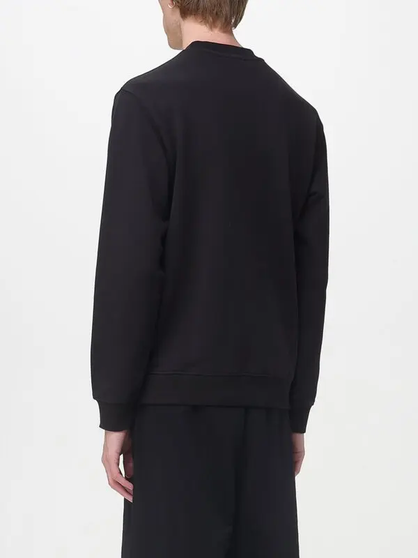 Versace Crewneck Sweatshirt With Logo - Black