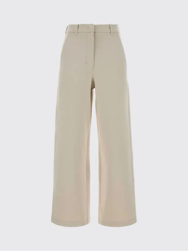 Max Mara Cotton Blend Wide-leg Trousers