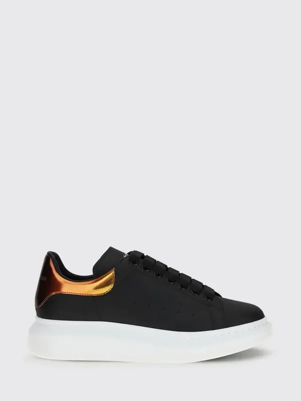 Alexander McQueen Oversize Leather Sneakers - Black