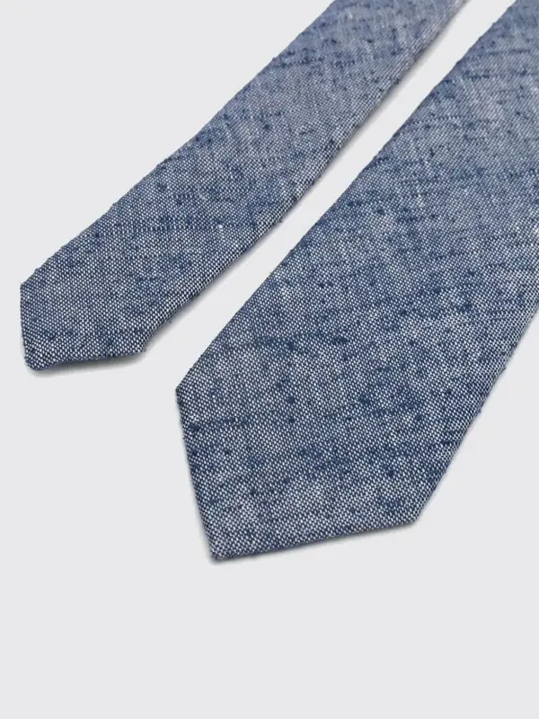 Emporio Armani Silk And Linen Tie