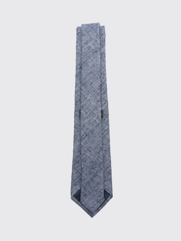 Emporio Armani Silk And Linen Tie