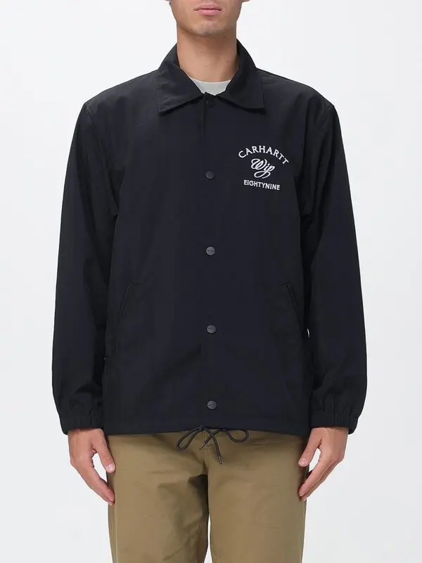 Carhartt Work In Progress Nylon Shirt Jacket With Logo