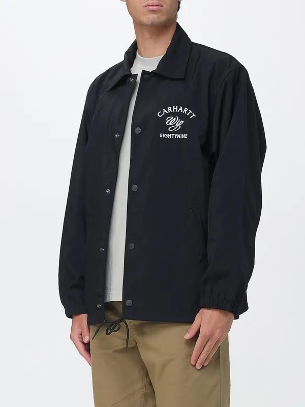 Carhartt Work In Progress Nylon Shirt Jacket With Logo