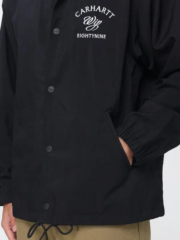 Carhartt Work In Progress Nylon Shirt Jacket With Logo