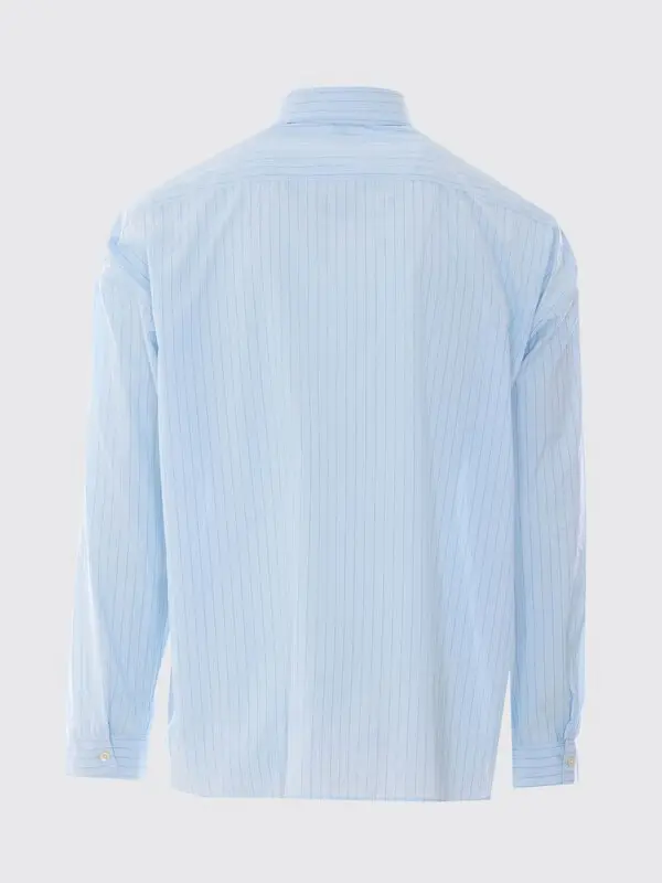 SUNFLOWER Striped Cotton And Silk Shirt
