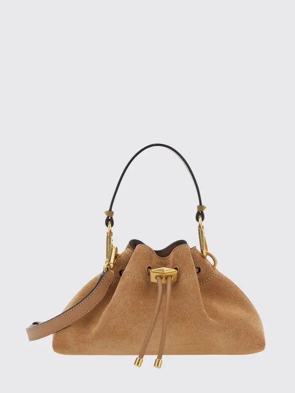 JIMMY CHOO Small Suede Calfskin Bucket Bag