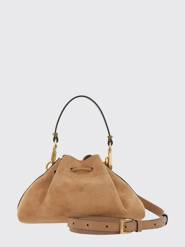 JIMMY CHOO Small Suede Calfskin Bucket Bag