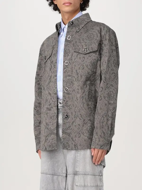 Versace Printed Shirt Jacket