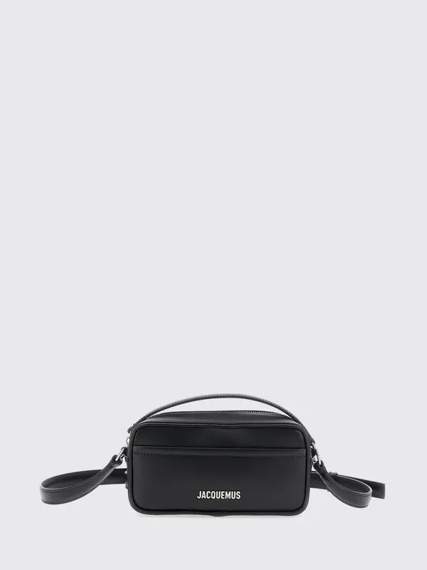 Jacquemus Le Baneto Smooth Calfskin Leather Crossbody Bag - Black