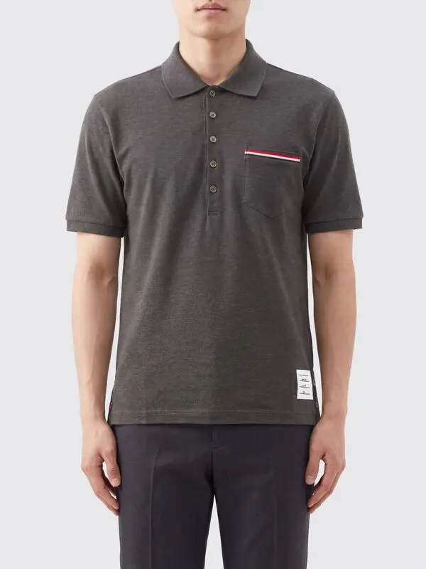 Thom Browne Polo Shirt Colour - Grey