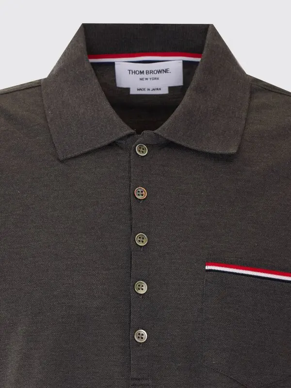 Thom Browne Polo Shirt Colour - Grey