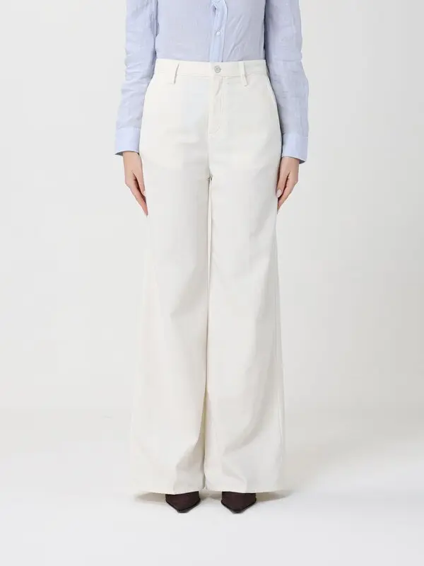 7 For All Mankind Wide Leg Jeans In Denim