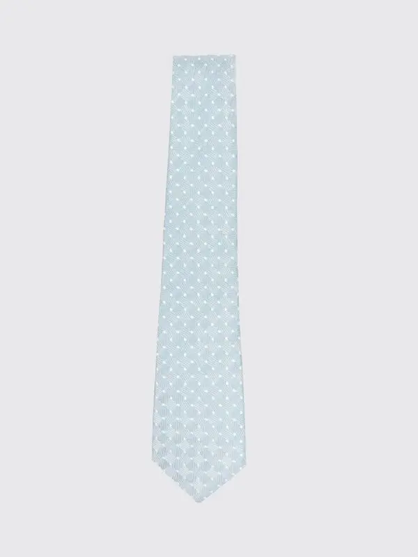 Giorgio Armani Polka Dot Silk Tie - Blue