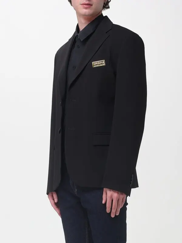Versace Wool Blend Single Breasted Blazer