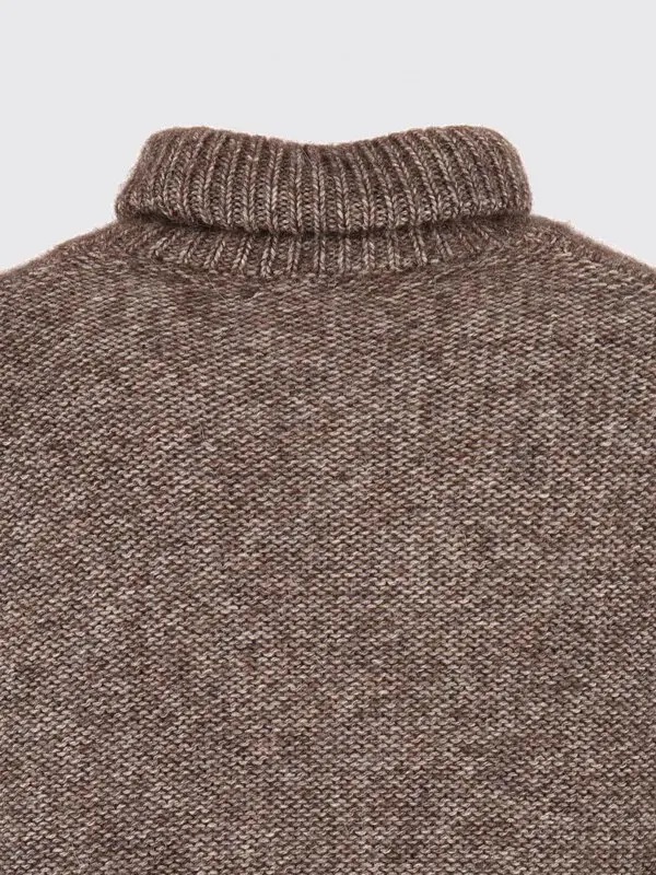 K-WAY Chunky Knit Turtleneck Jumper - Black